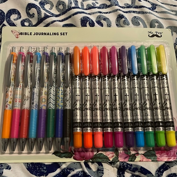 Office | These Are Set Colorful Pen And Markers | Poshmark
